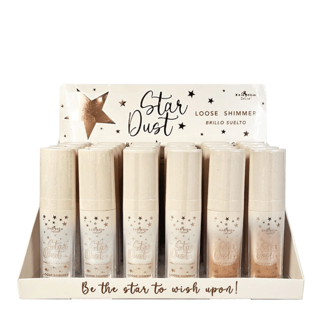 Display - Star Dust Loose Shimmer Powder - 24 Pcs | MAKEUPMX – MAKEUPMX ...